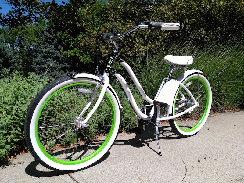 Phat Cycles Sea Breeze Deluxe: 'Swiss Dot' Edition - E-Bike KC